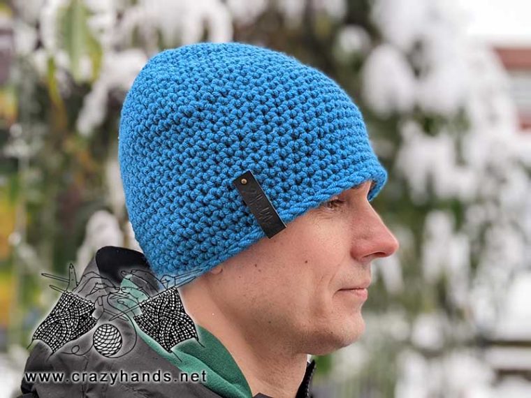 Crochet Bucket Beanie Free Pattern for Men & Women · Crazy Hands