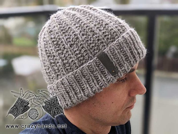 Unisex Winter Knit Hat Free Pattern · Crazy Hands