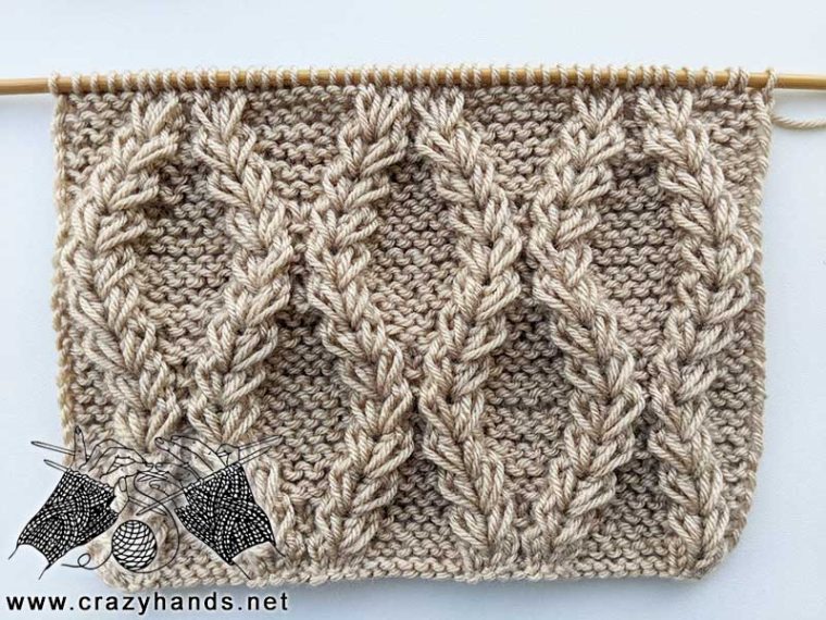 Free Waves Knit Stitch Pattern · Crazy Hands