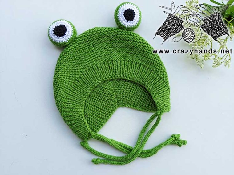Free Knit Frog Hat Pattern · Crazy Hands