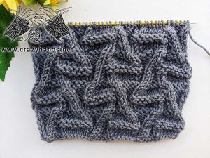 Free Knit Z-Line Stitch Pattern · Crazy Hands